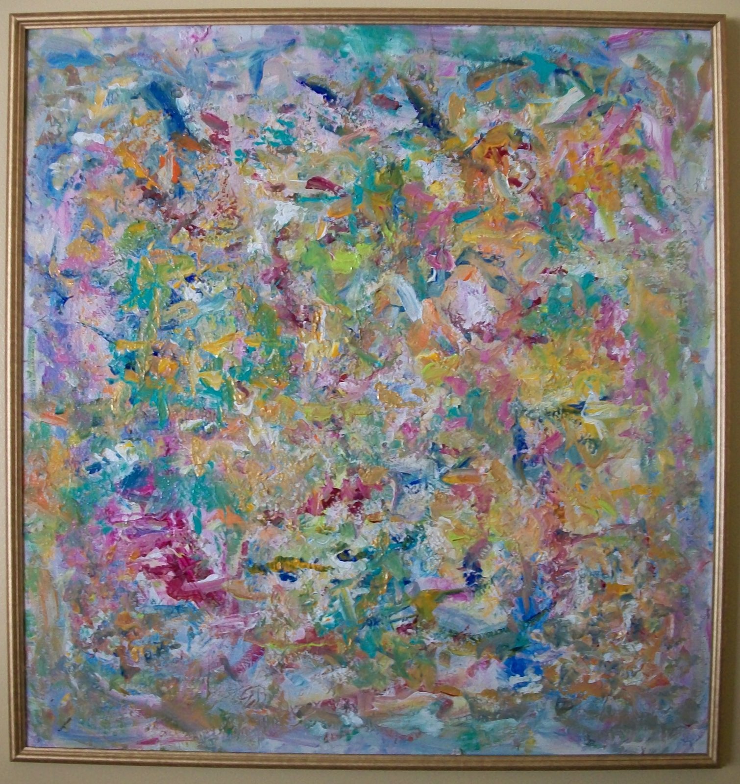 Twilight – Acrylic on Canvas – 37“x40” – $600.00 | Ginny Scott